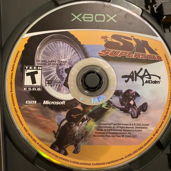 Microsoft | Video Games & Consoles | Vtg Y2k Original Xbox Sx Superstar ...